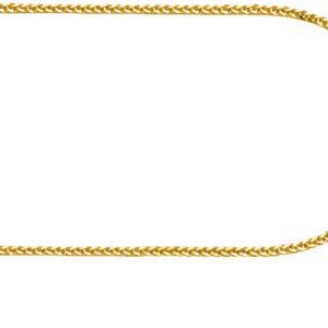 Element Shine | Jewelry | 4k Solid Yellow Gold Square Wheat Chain ...